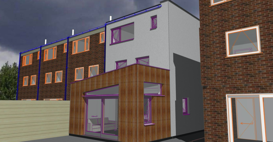 A fabric first renovation of a family home: A plan